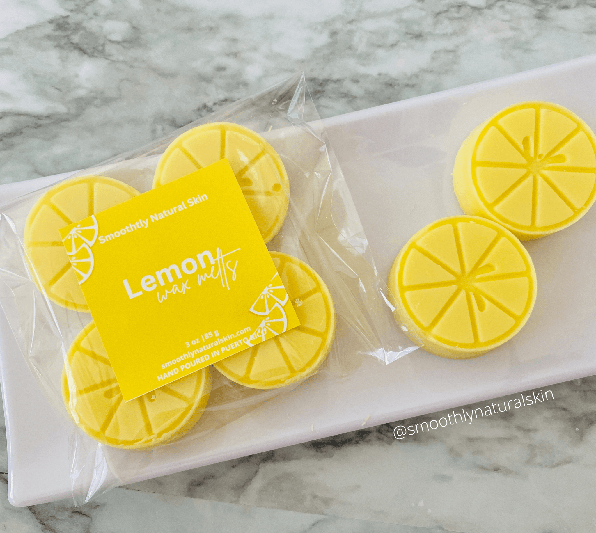 Lemon Wax Melts | Soy Wax Melts – Smoothly Natural Skin